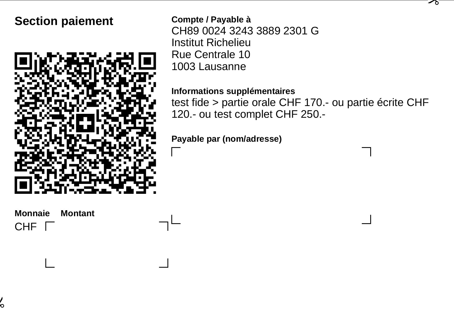Cours de français à Lausanne - Institut Richelieu